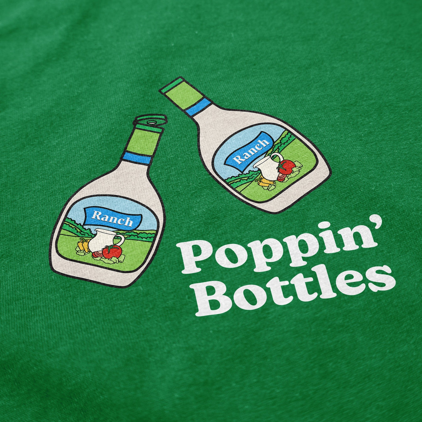 Poppin' Bottles | T Shirt | Middle Class Fancy